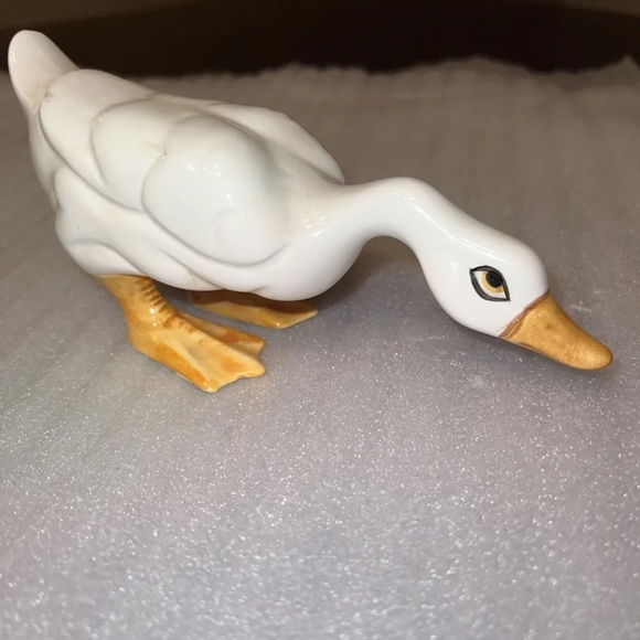 Vintage | Art | Vintage Ceramic Porcelain Goose Hand Painted 75 Long ...
